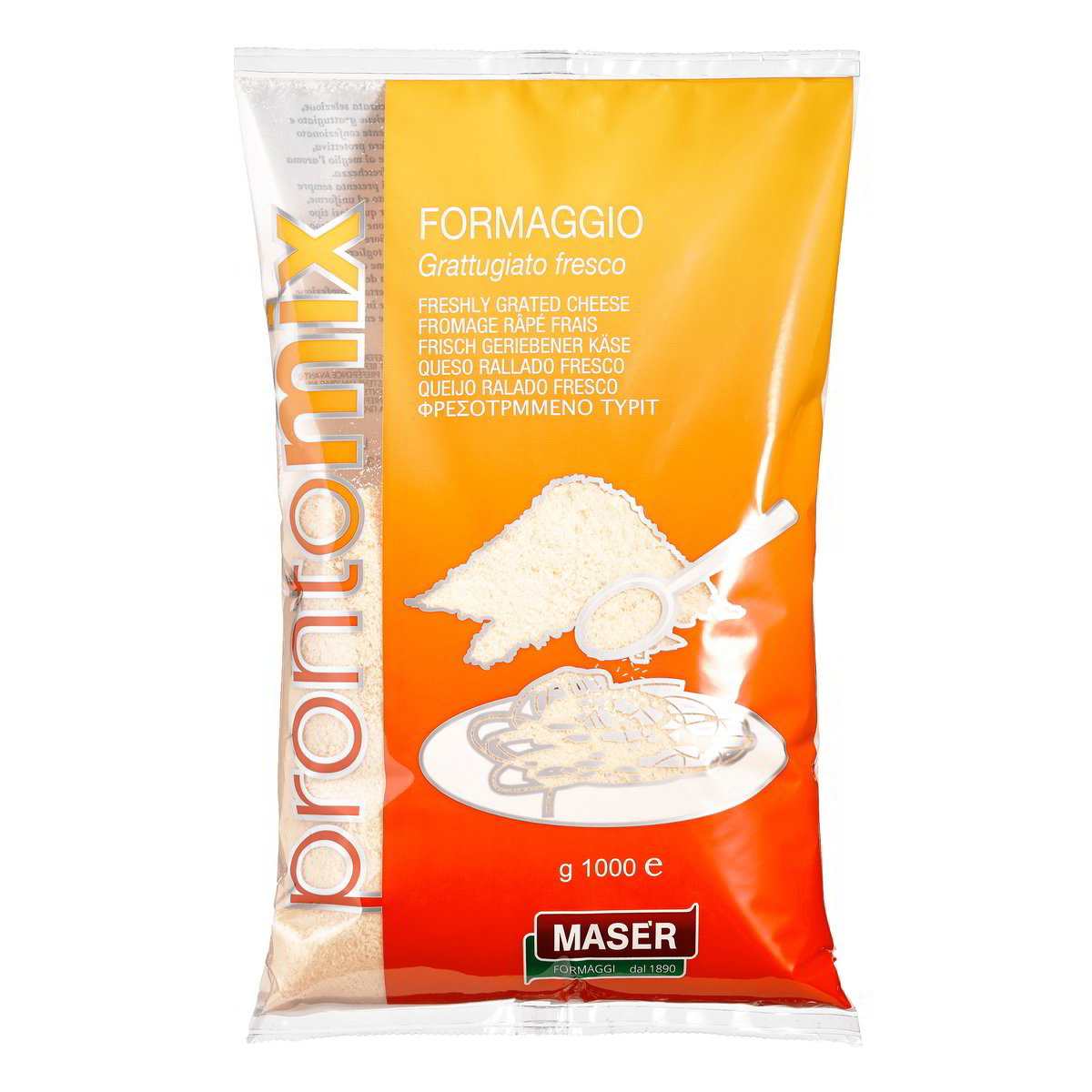 FORMAGGIO MIX GRATTUGIATO PRONTOMIX KG 1 MASER (BUSTA) in dettaglio ...