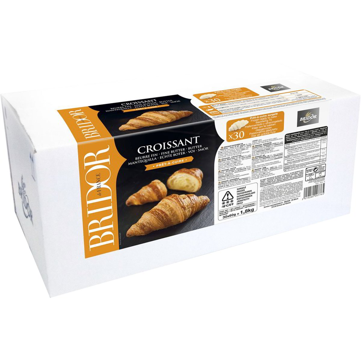 CROISSANT AUTHENTIC GR 60 BRIDOR 60 x 30 in dettaglio | GrosMarket ...