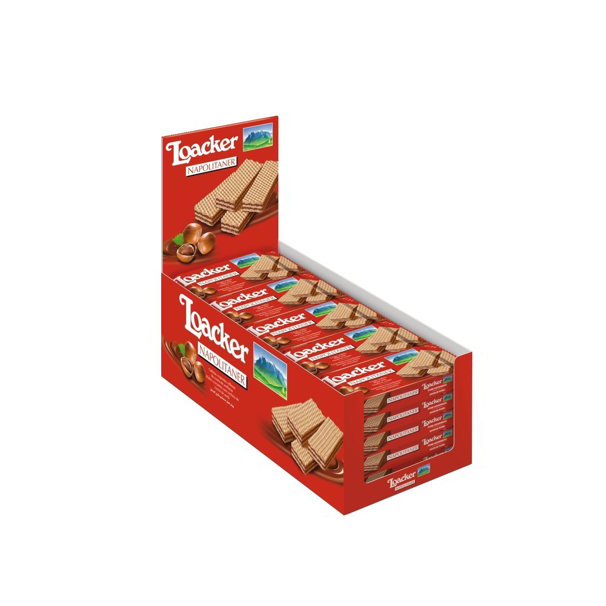 WAFER NAPOLITANER KG 1.125 LOACKER GR 45 x 25 MONOPORZIONI in dettaglio ...