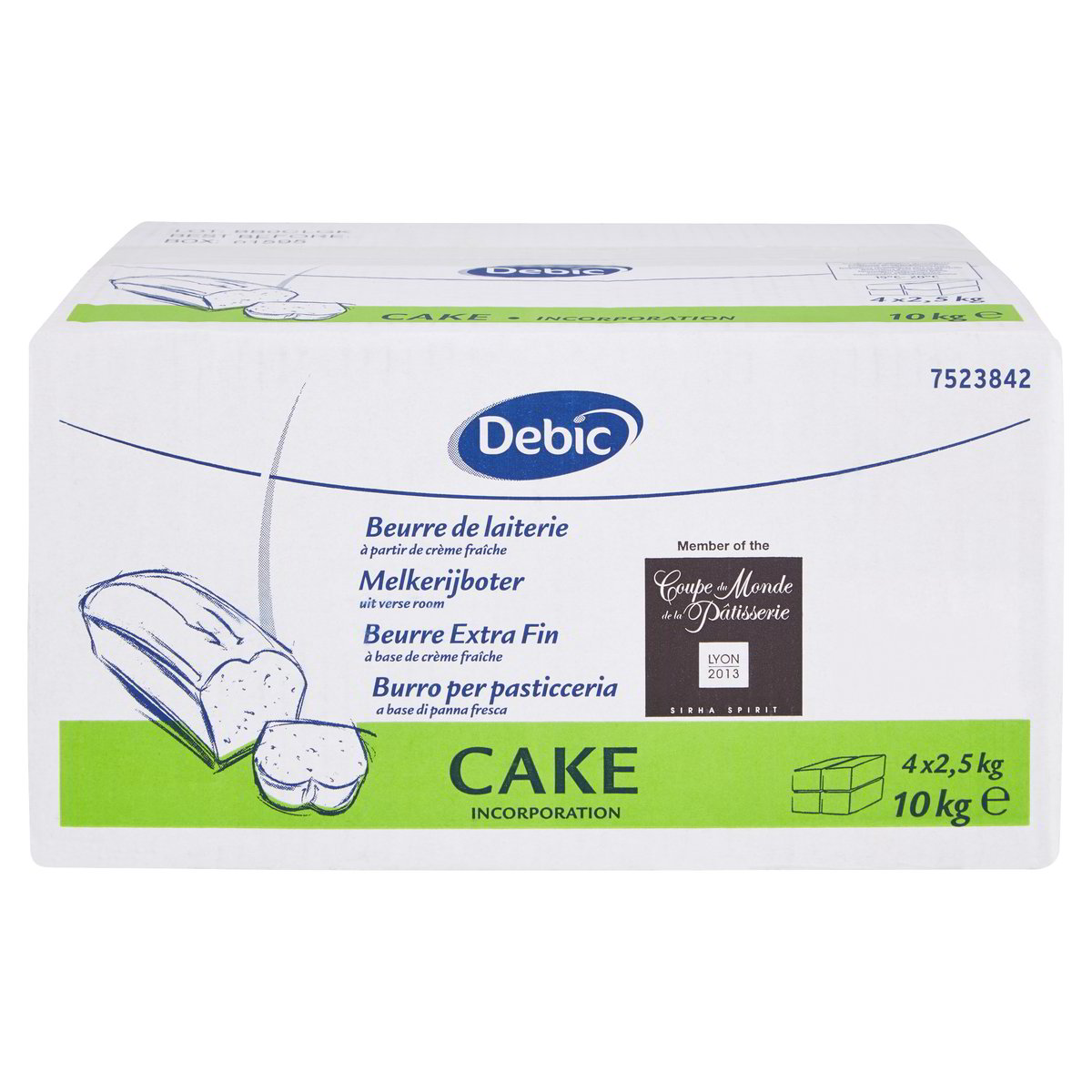 BURRO PROFESSIONALE CAKE KG 2.5 DEBIC in dettaglio | GrosMarket ...